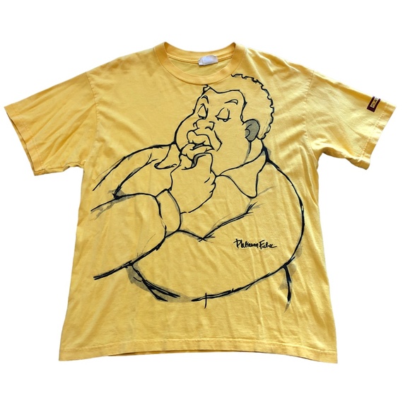 FUBU | Shirts | Fubu Platinum Fat Albert Vintage 9s Y2k Hip Hop Urban Yellow T Shirt Mens Xl ...